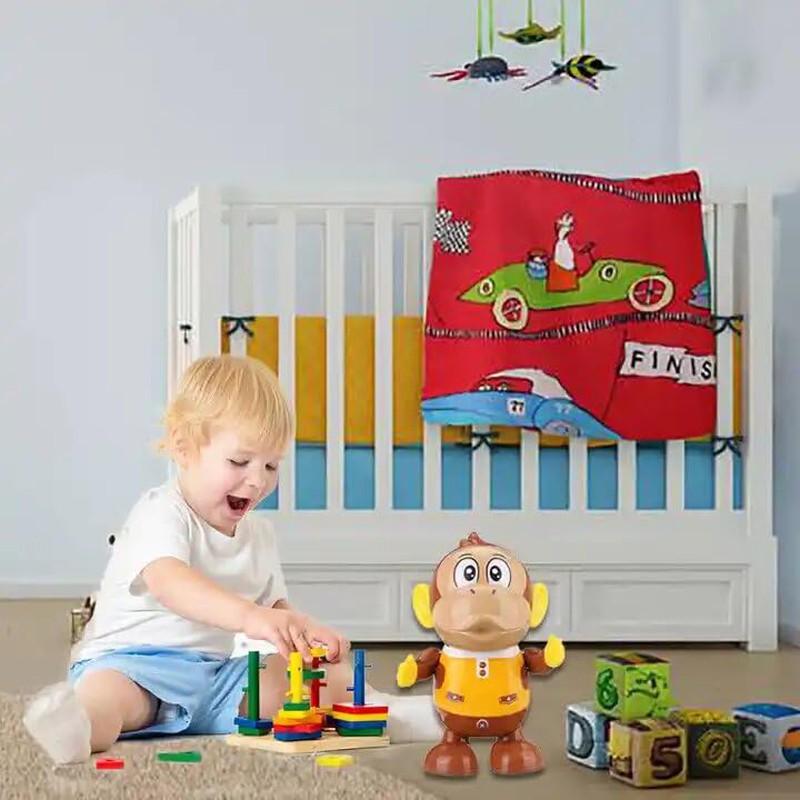 Buy Musical Monkey Toy | Swinging Arms, Flashing Lights & Dancing ...
