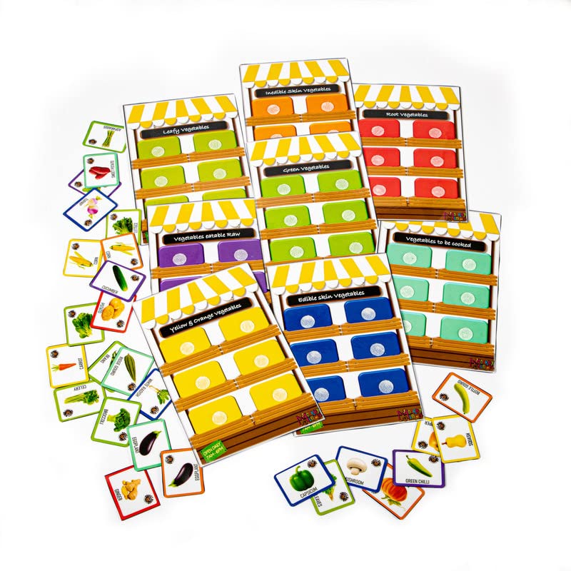 Buy Sorting Mats- Know your vegetables on Snooplay India