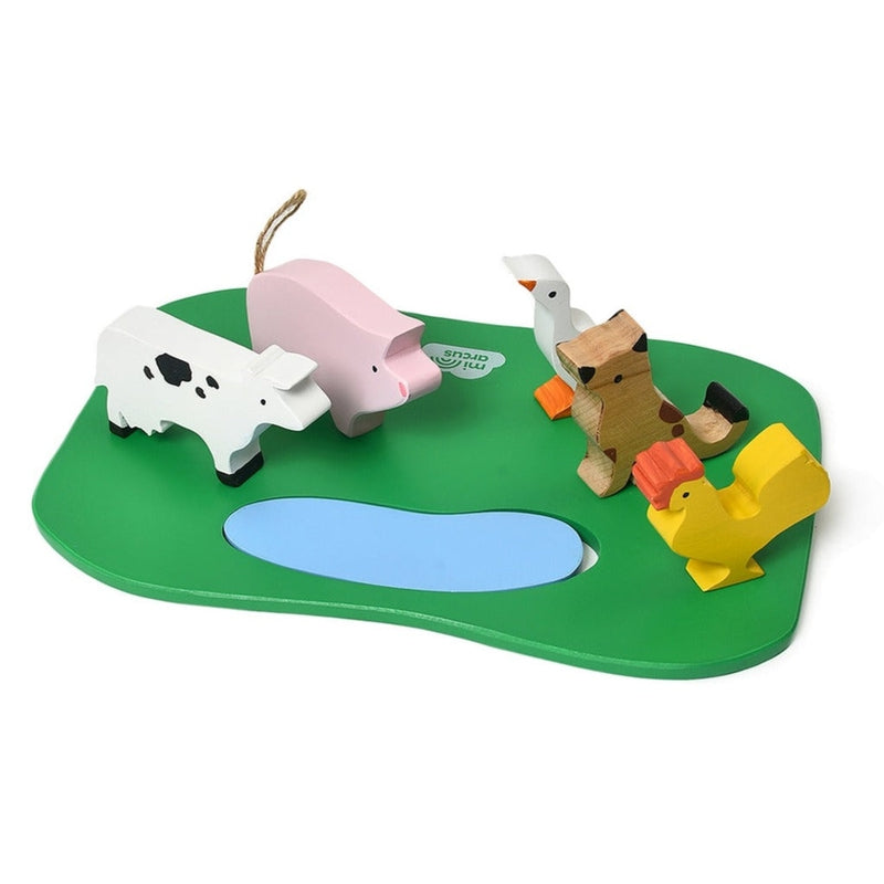 Buy Farm Wooden Animals Set (2-5 Years) on Snooplay India