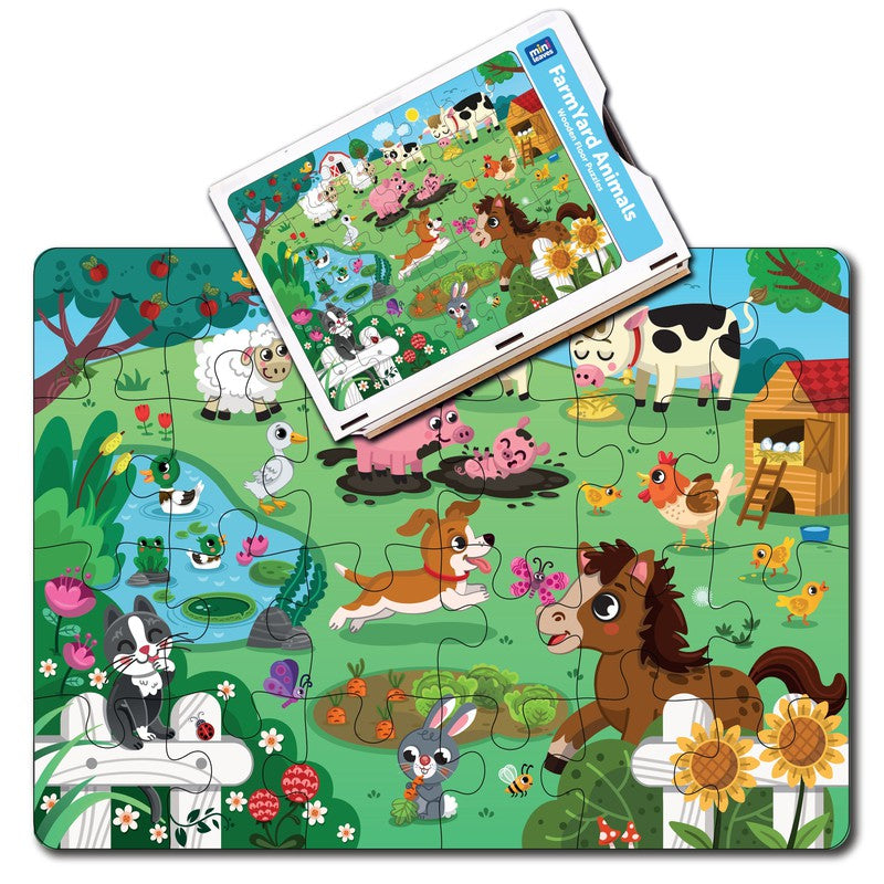 Buy 24 Pieces Farm Animal Puzzle (2-4 Years) on Snooplay India
