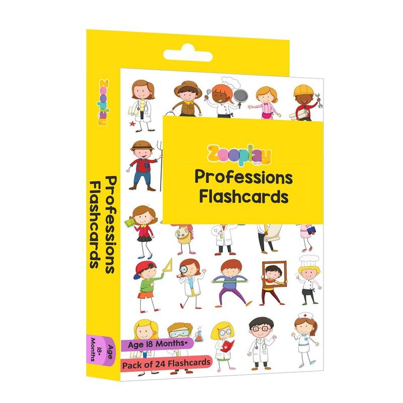 Buy Pack of 24 Profession Flashcards (2-5 Years)on Snooplay India