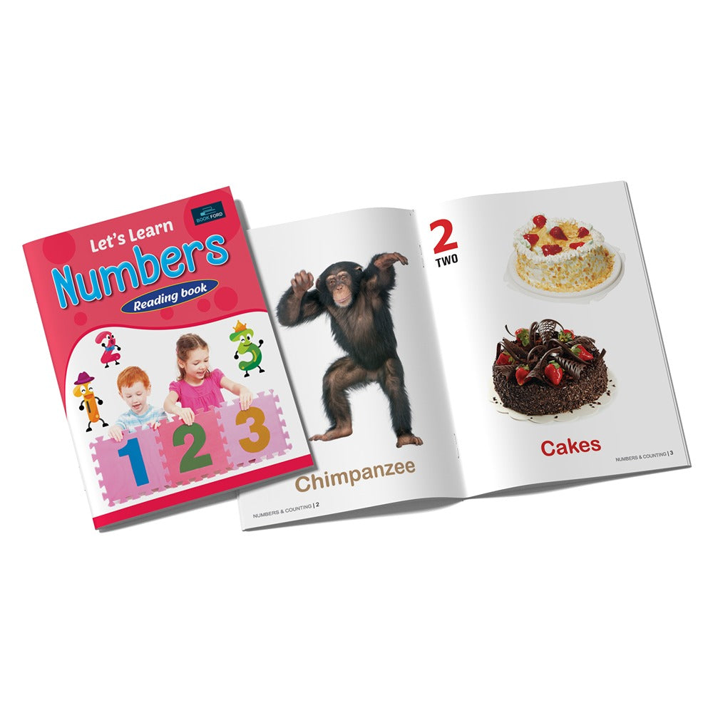 Lets Learn - Numbers Reading Book For Kids – Snooplay