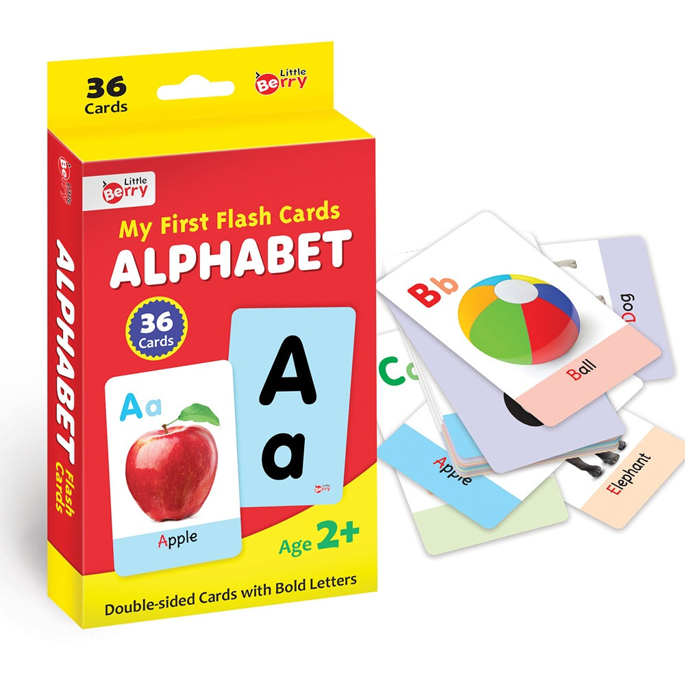 Buy My First Alphabets Flash Cards - 36 cards (2-4 Years) on Snooplay India