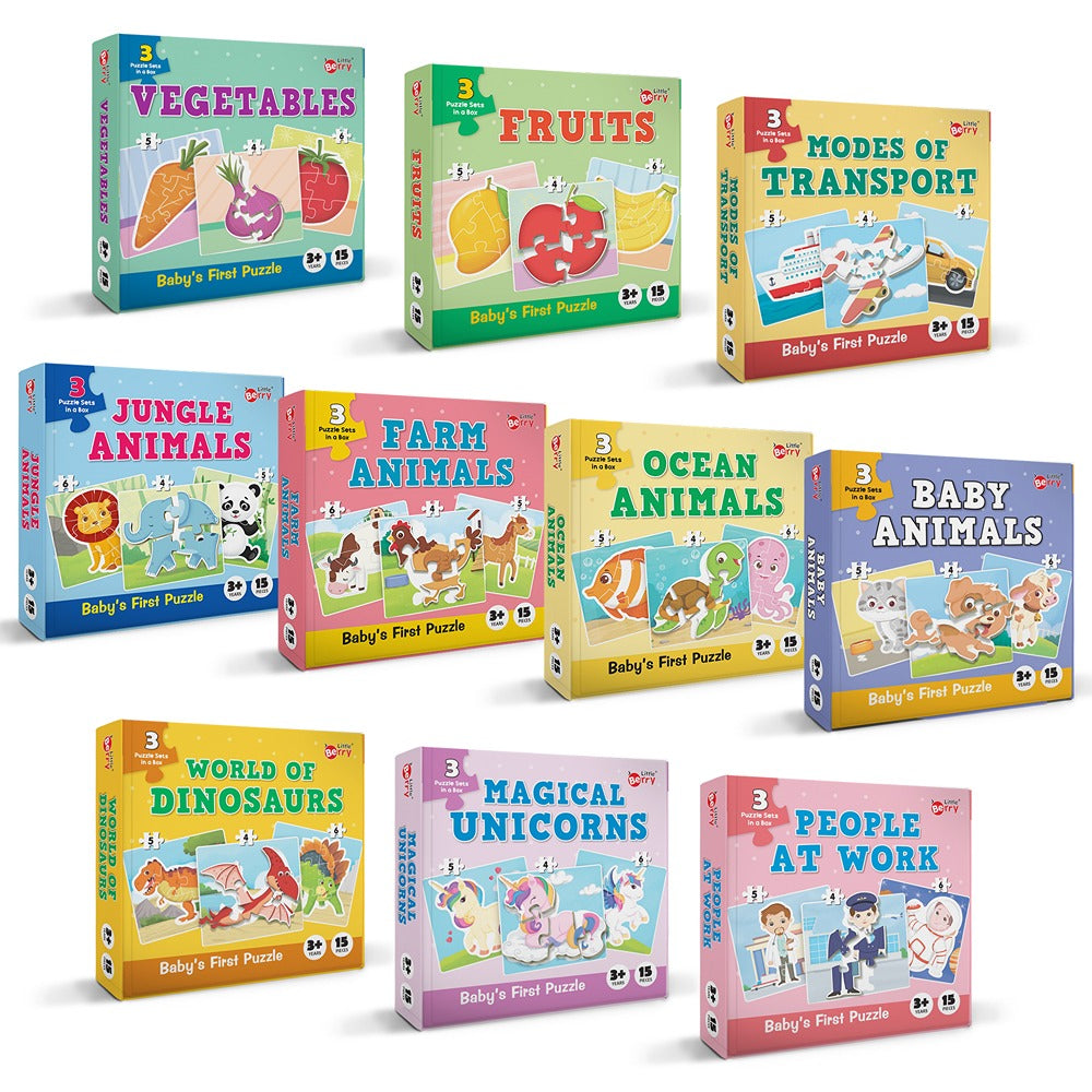 Buy All-in-one Set of 10 Learning & Educational Jigsaw Puzzle - 150 ...