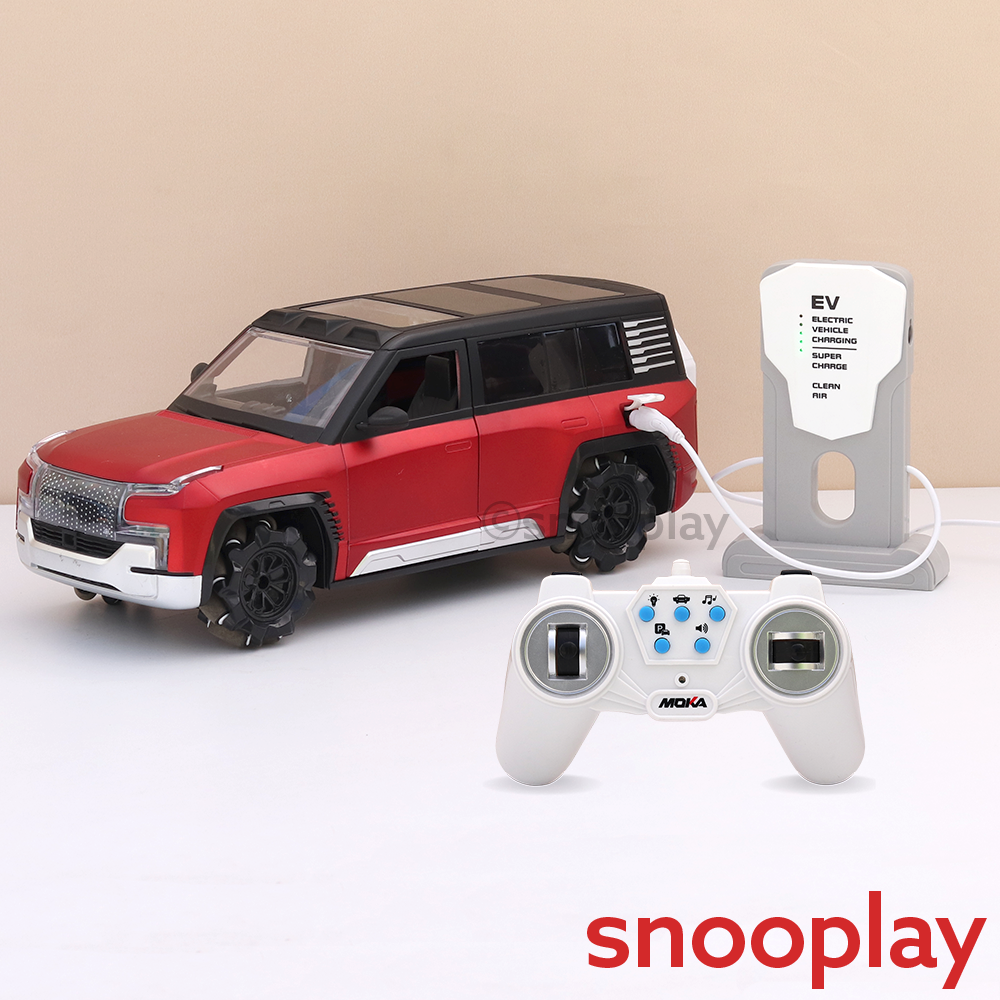 Buy Rechargeable Moka U8 Remote Control Car with EV Power Charge Station | Auto Park, Light ...