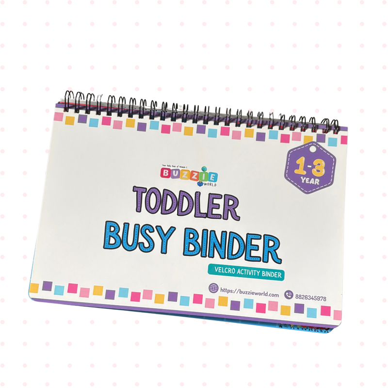 Toddler Busy Binder – Reusable Montessori Learning Activity Book (2-5 ...