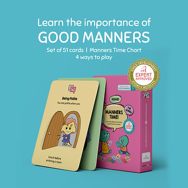 Buy Learn Manners with 51 Flashcards (2-5 Years) on Snooplay India