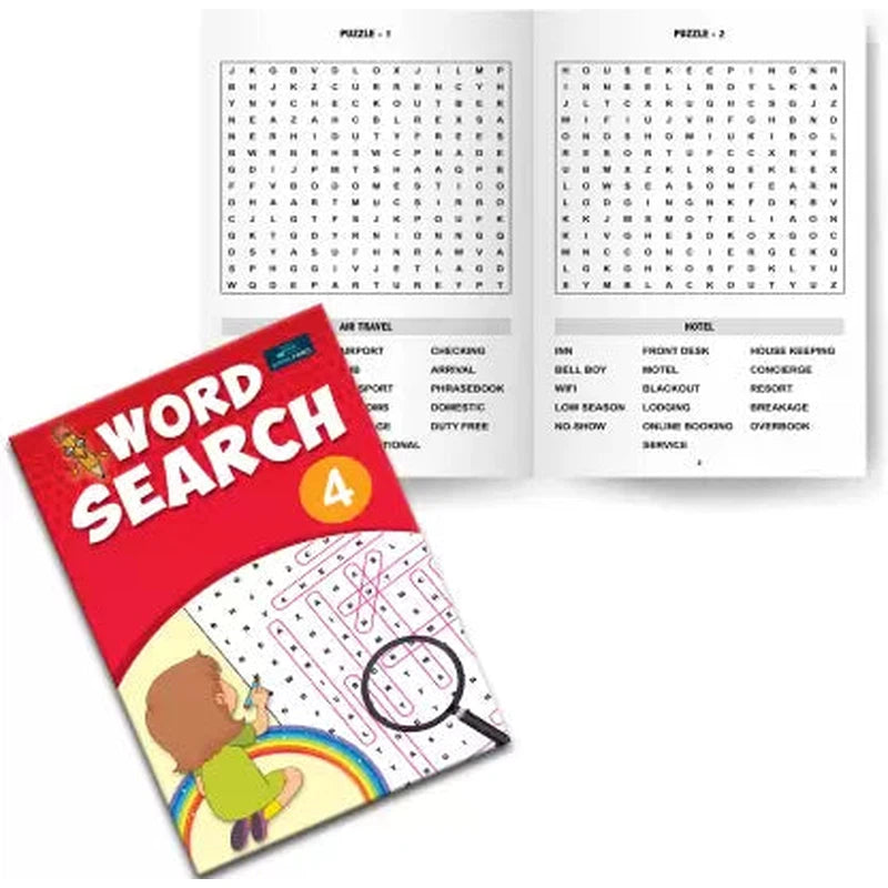 BUy Word Search-4 Book (7-12 Years) on Snooplay India