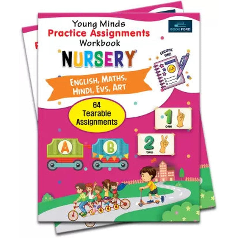 Young Minds Practice Assignments Workbook - Nursery Books For Kids – Snooplay