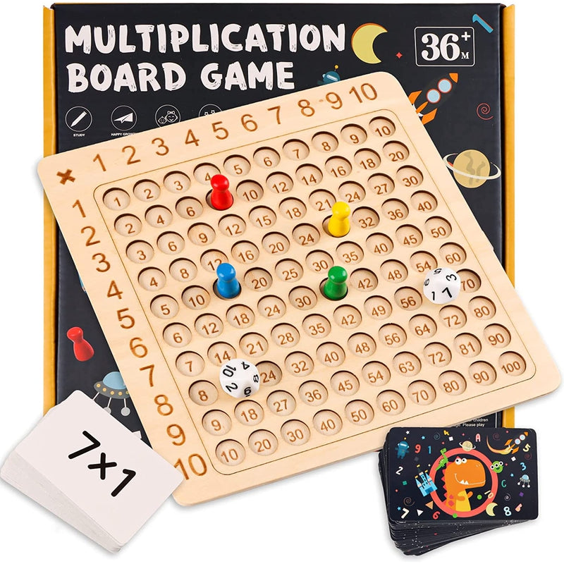Buy Wooden Multiplication Board Game (6-9 Years) on Snooplay India