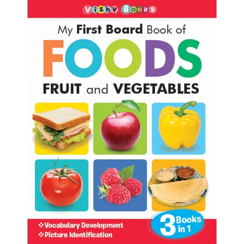 Buy My First Board book of Foods, Fruits ad Vegetables on Snooplay India