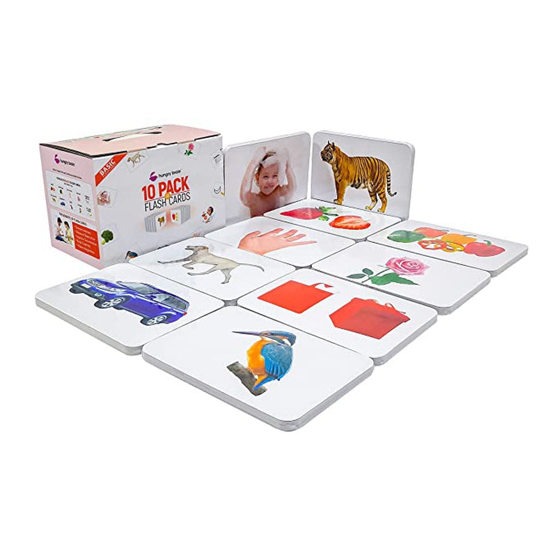 Buy Pack of 10 Basic Flash Cards - 240 Pieces (2-4 Years) on Snooplay India