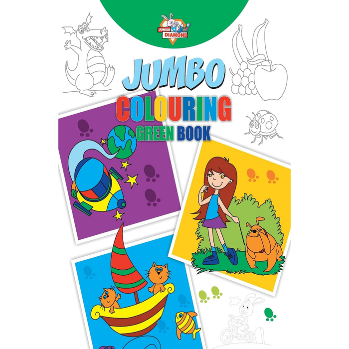 Buy Jumbo Colouring Green Book - 3 on Snooplay Online India