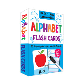 Buy Double-Sided Alphabet Flashcards - 30 Wipe Clean Cards with Free ...