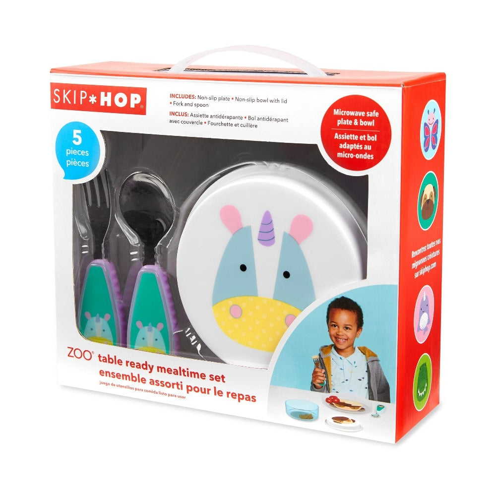 Buy ZOO Table Ready Mealtime Set-Unicorn On Snooplay India