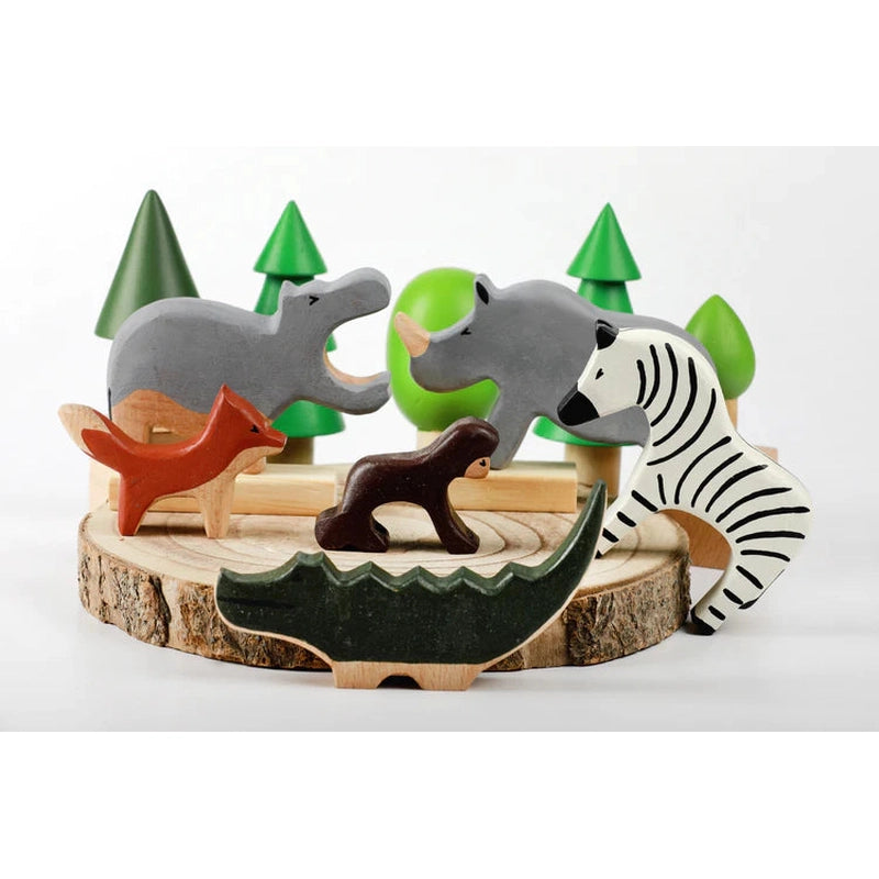 Buy Set of 6 Wild Animals - Combo 2 (2-6 Years) on Snooplay India