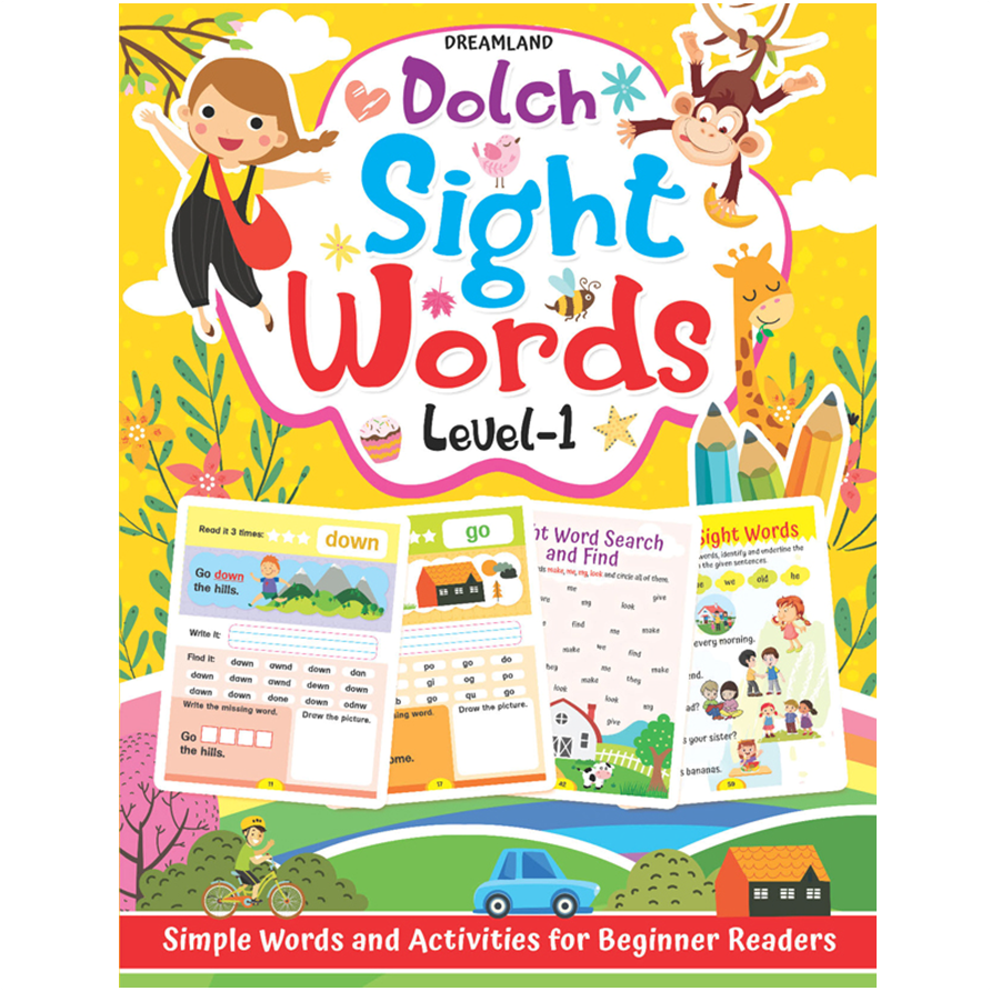 Buy Dolch Sight Words Level 1- Simple Words and Activities for Beginner ...