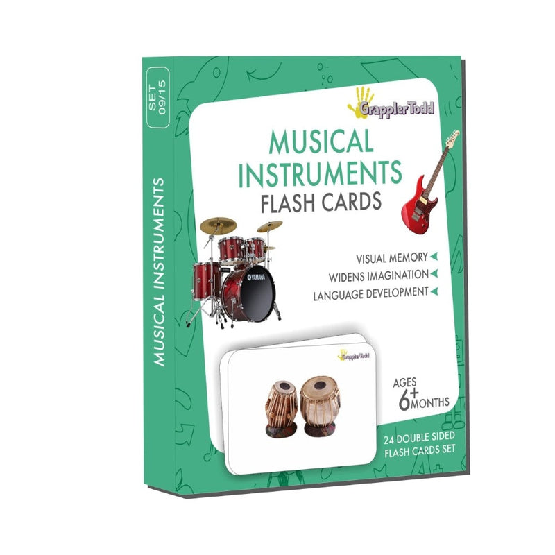 Buy Musical Instruments Flash Cards (4-6 Years) on Snooplay India