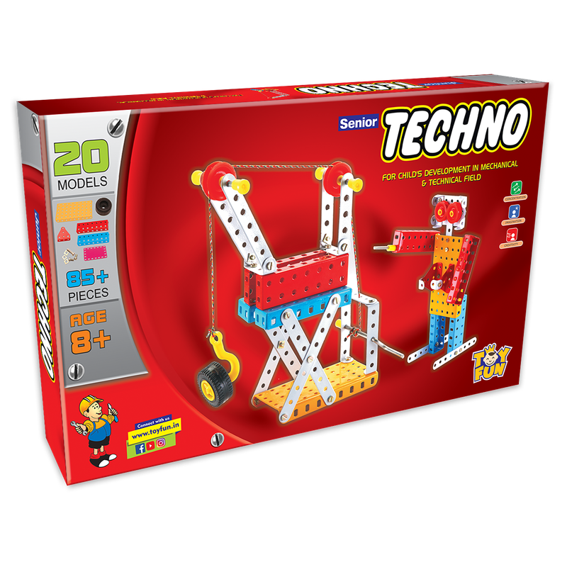 Buy Techno Senior - Building and Construction Set - 85+ Pieces (8-14 Years) on Snooplay Online India