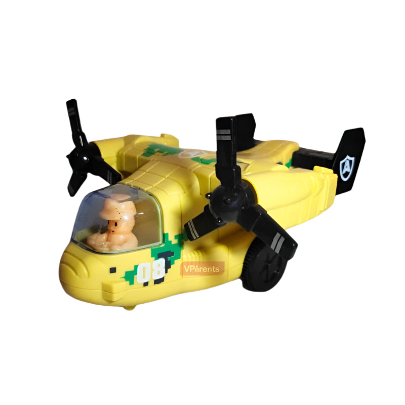 Buy Friction-Powered Mini Helicopter Toy - Push & Go Chopper (1-4 Years ...