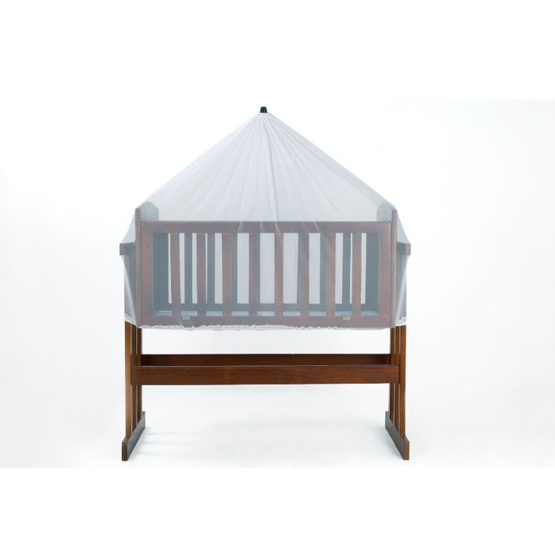 Buy Amber 2 in 1 Wooden Baby Swing Cradle with Mosquito Net (0-2 Years ...