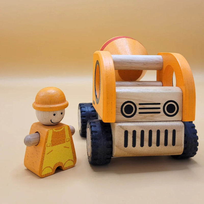 Buy Wooden Cement Mixer Toy (1-3 Years) on Snooplay India