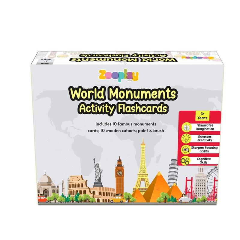 Buy World Monuments Flashcards with Cutouts (3-6 Years) on Snooplay India