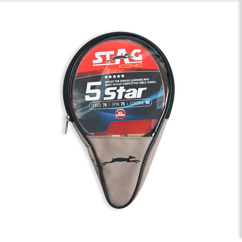 Buy Iconic All Round Table Tennis Racket - 6 Ply Blade with Inverted ...