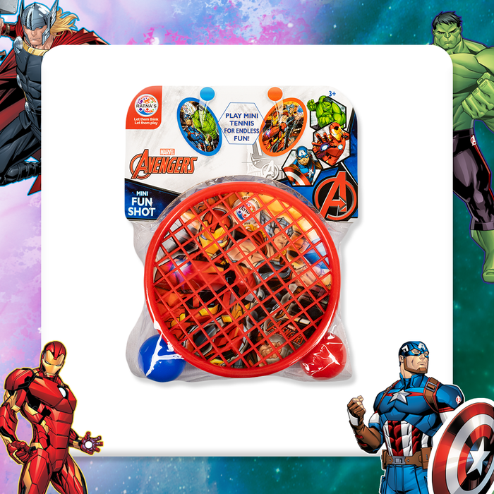 Buy Marvel Avengers Mini Fun shot hand tennis for kids On Snooplay India