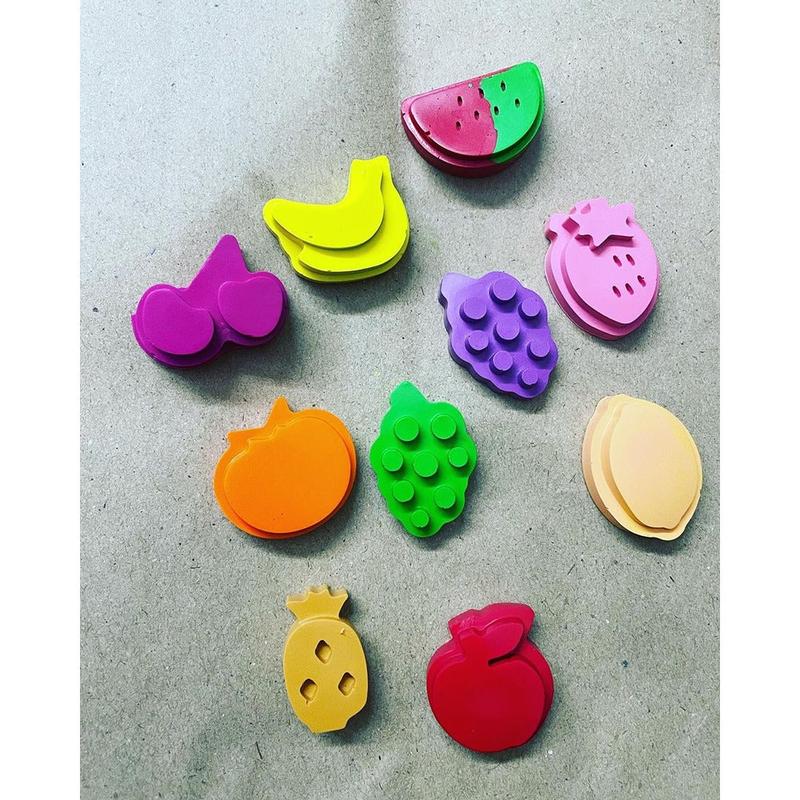 Fruit Crayon - Set of 8 – Snooplay