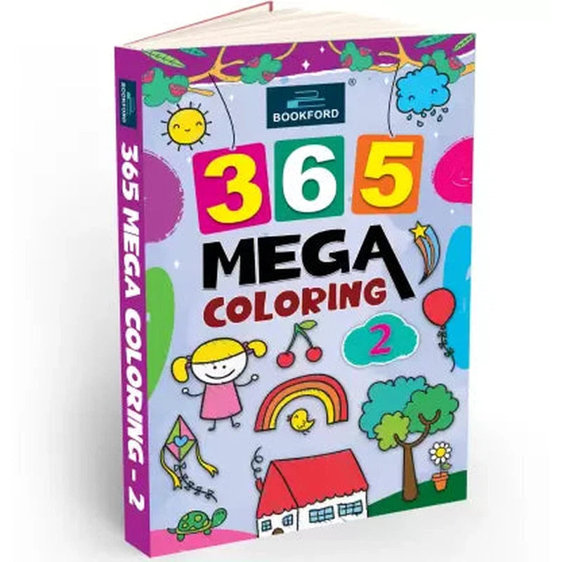 365 Mega Coloring 2 For Fun, Educational, Colorful Imagery, Engaging A ...