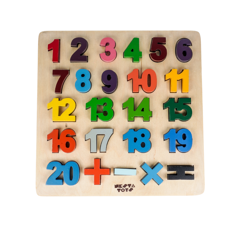 Buy Wooden Number Puzzle (2-5 Years) on Snooplay India