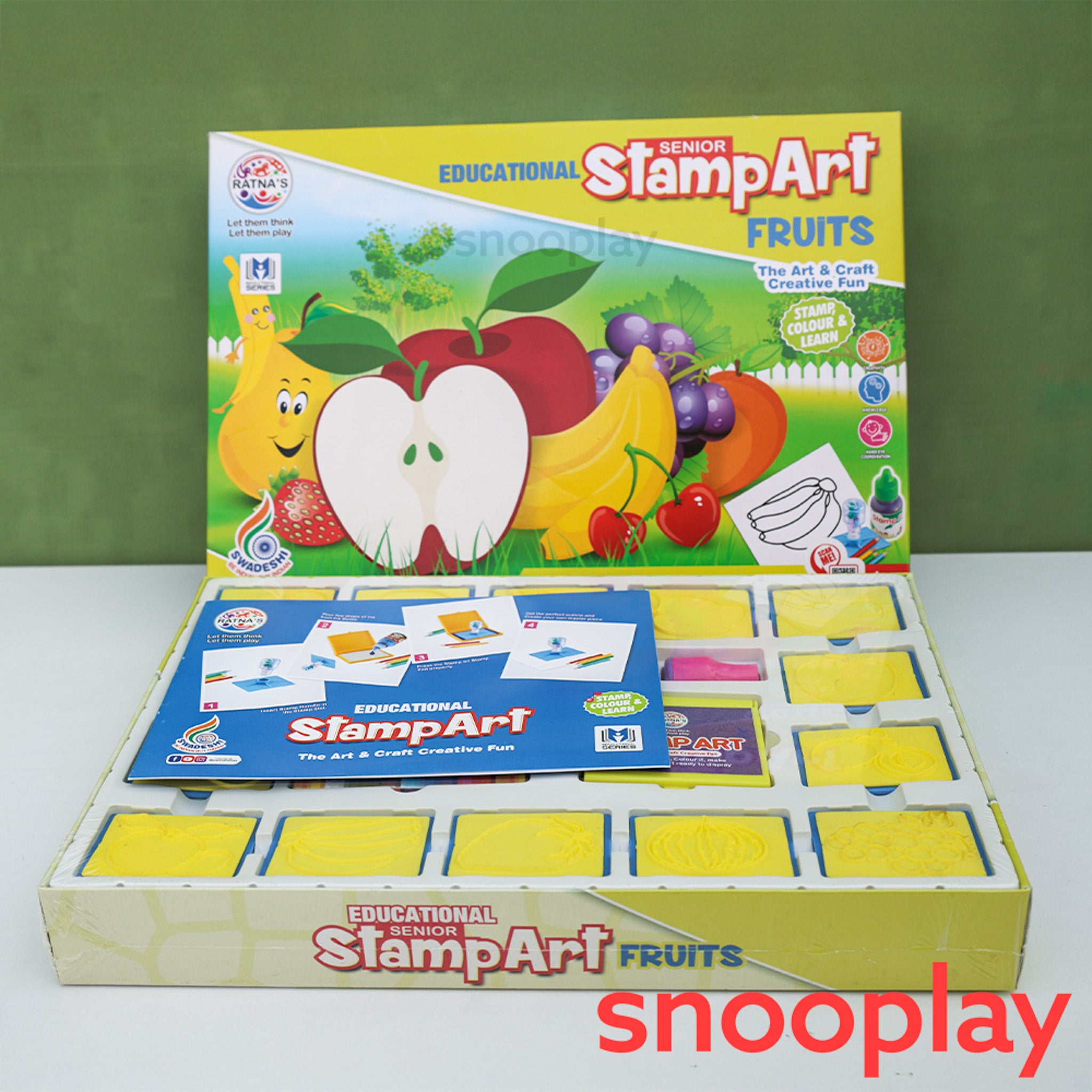 Buy Educational Fruits Stamp Art - Senior (4-7 Years) | SDD on Snooplay ...
