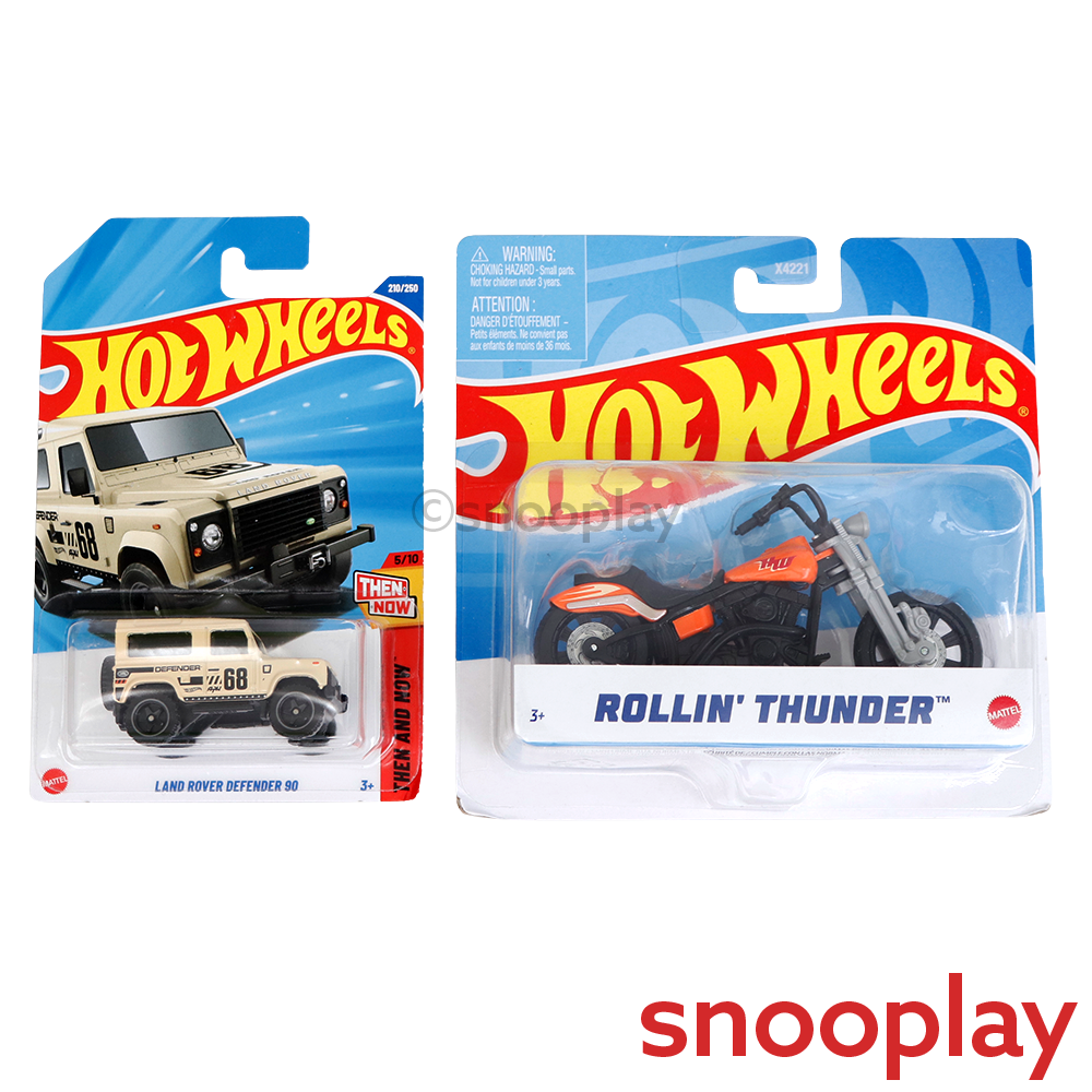 Buy Set of 2 Hot wheels [HW 417] - Rollin' Thunder, Land Rover Defender ...