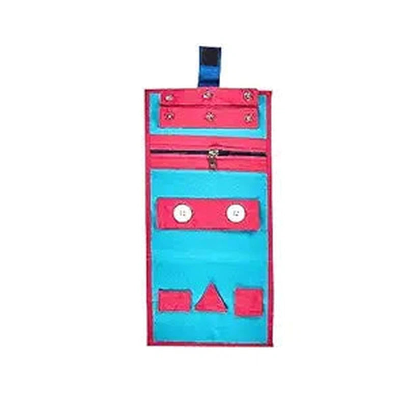 Buy Kids Montessori Zipping and Buttoning Life Skill Learning Board for ...