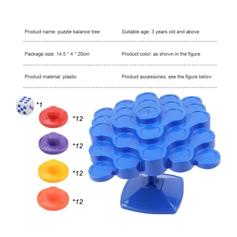 Topple Tree Scale Balance Puzzle Board (3-6 Years) – Snooplay