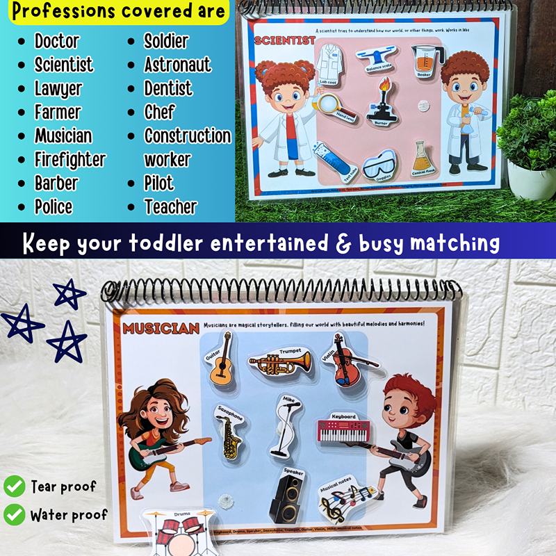 Buy Community Helpers Busy Book on Snooplay India