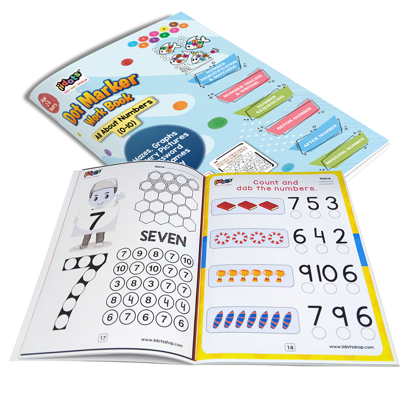 All About Numbers - A Dot Marker Book Based On Basic Mathematical Conc ...