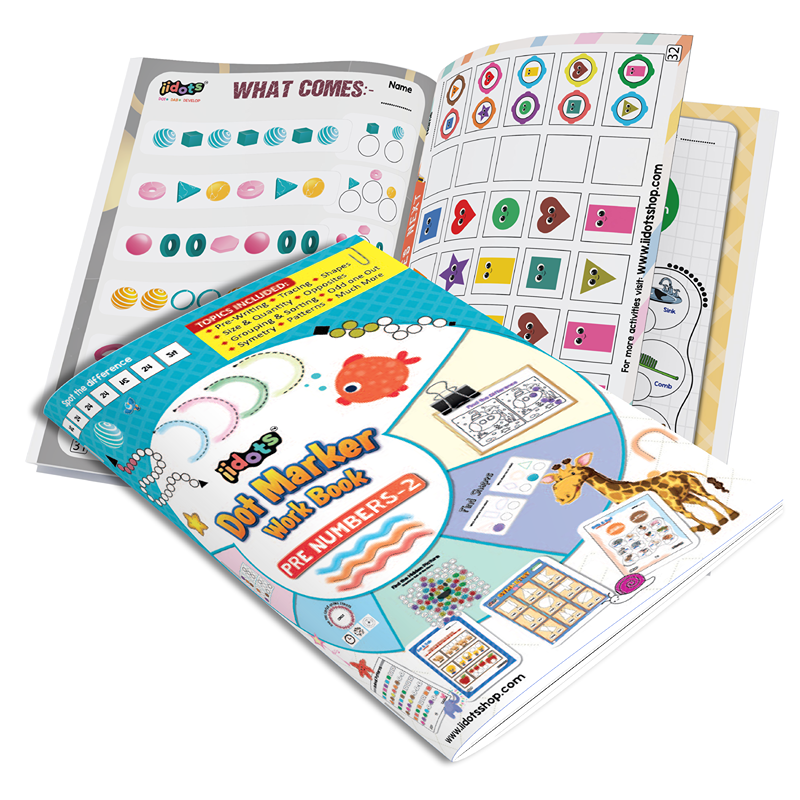 Buy Pre-Number Learning Book - Shapes, Symmetry & Early Writing (2-7 ...