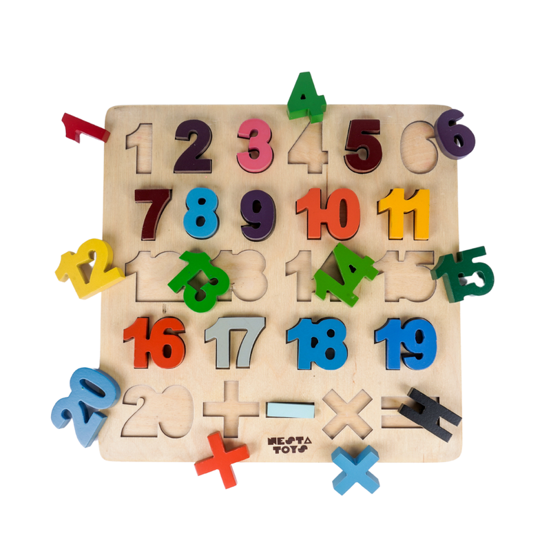 Buy Wooden Number Puzzle (2-5 Years) on Snooplay India