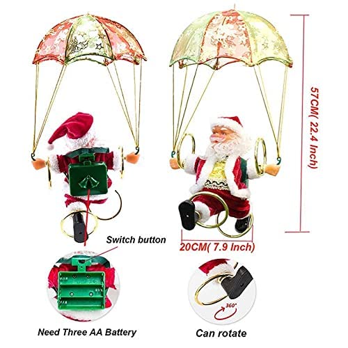 Buy Musical Parachute Santa (Assorted Colours) on Snooplay India
