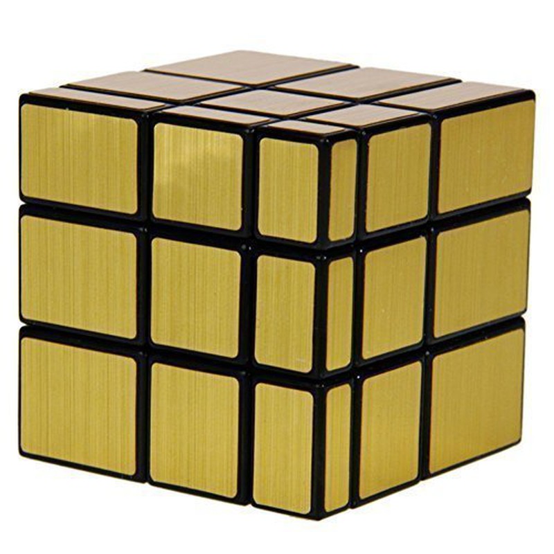 Buy 3x3 Golden Mirror Cube Speed Cube (6 Years till Grown Ups) on ...