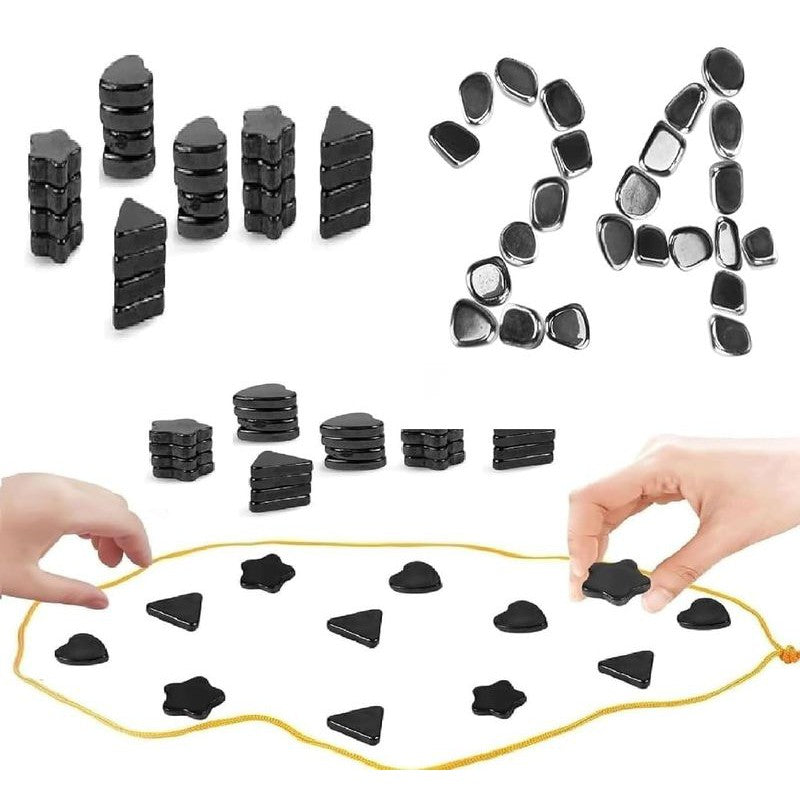 Buy Magnetic Cluster Chess Game with String - 24 Pieces (4-10 Years) on ...