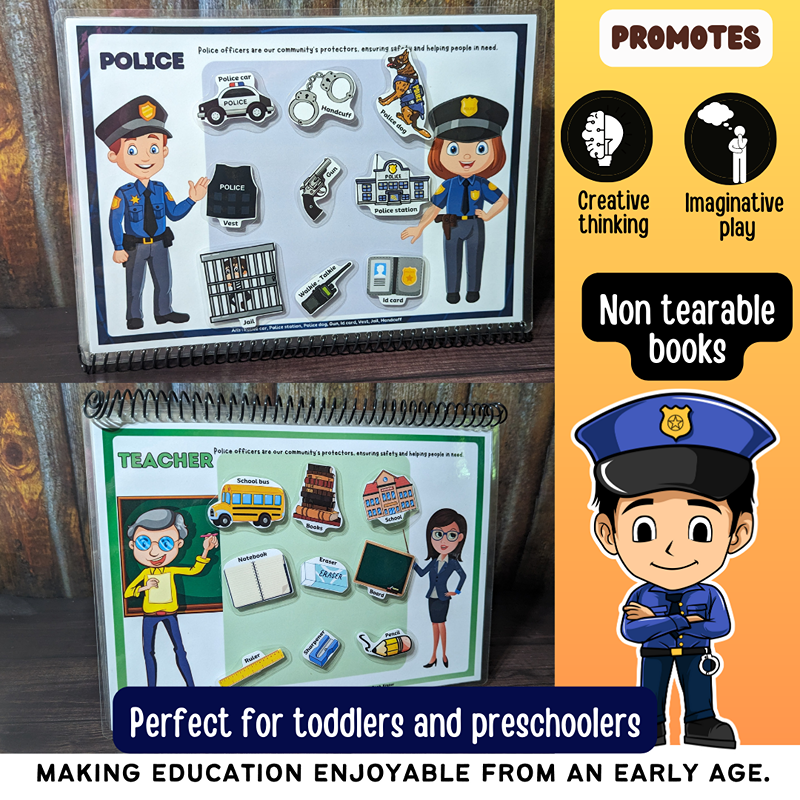 Buy Community Helpers Busy Book on Snooplay India