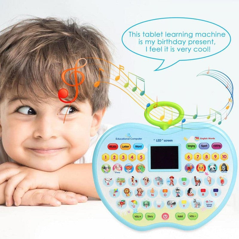 Apple Shape Educational Tablet | Early Educational Learning Machine ...