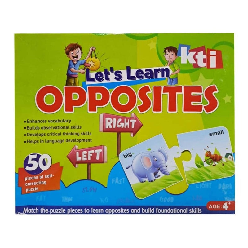 Buy Opposites Attract Fun Board Games (50 Puzzles Pieces) on Snooplay India