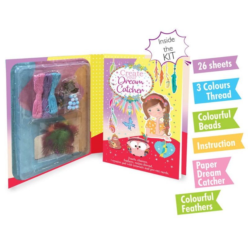 Create Your Dream Catcher: DIY Art and Craft Kit with Instructions ...