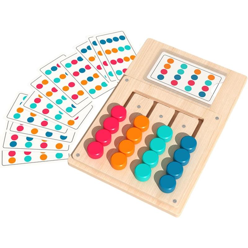 Buy Wooden Color Matching Toy | Board Game with Cards (3-7 Years) on ...
