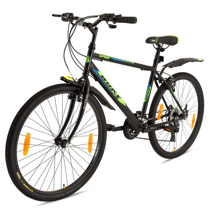 Buy Spike 26T Bicycle - 21 Speed Gears | Matte Black Finish (12-15 ...