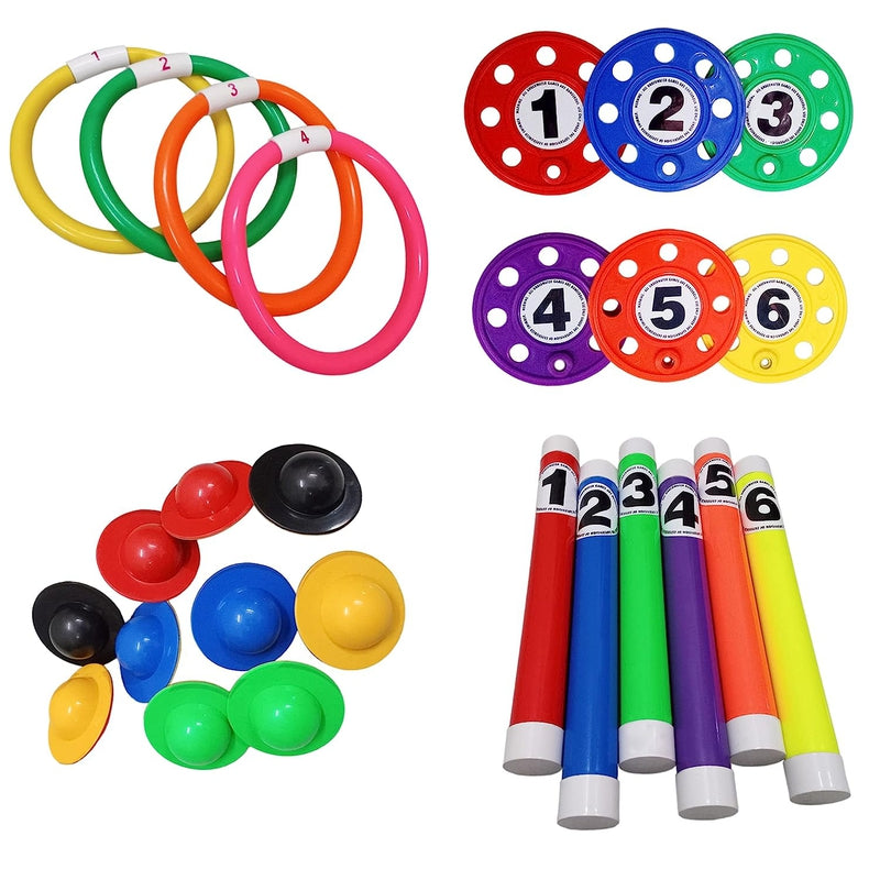 Buy Combo of 4 Floating Discs & Diving Fish (3-12 Years) on Snooplay India